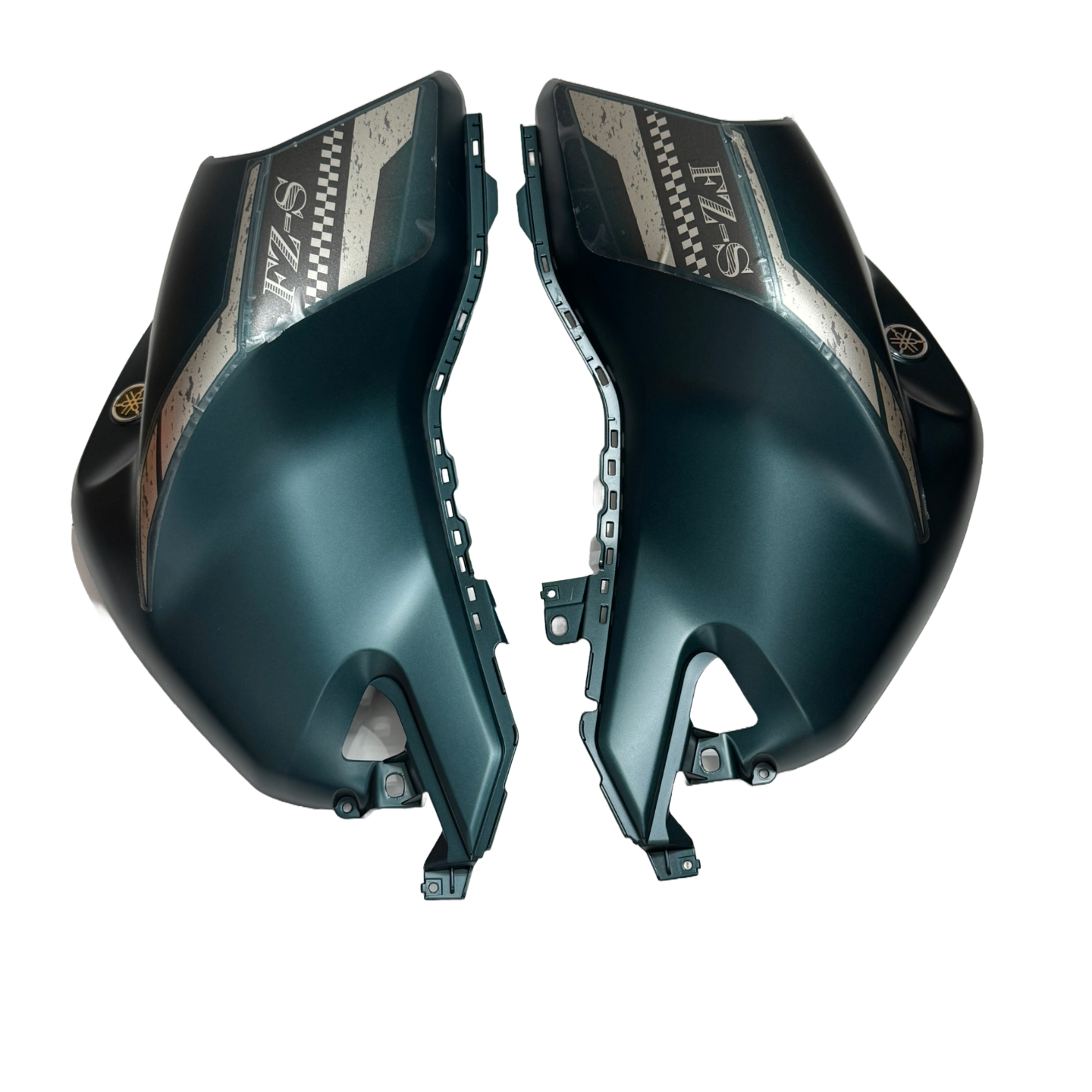 TANK SIDE COVER MATT GREEN FZ V3 2D|FZS-3|PartNo:B4GXF41200P7 ...